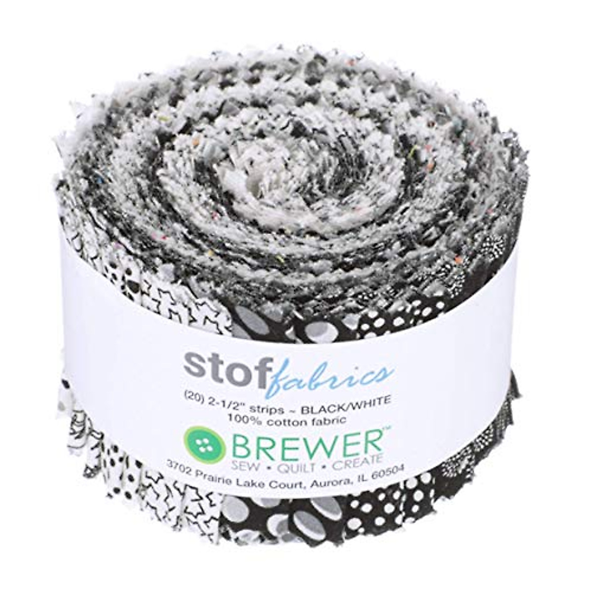 Stof Quilter's Coordinates, Black/White