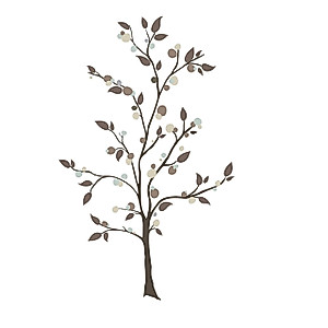 RoomMates RMK2365GM Mod Gray Tree Peel and Stick Giant Wall Decals