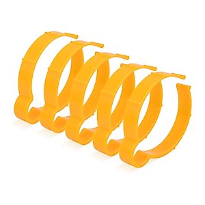 EHDIS® 3.2"(8cm) Vinyl Wrap Sheet Clip Storage Tool for Car Wrap Vinyl Sticker Decal Film Sheet, Coil Hoop Ring Helpful Tool for Auto Film Roll Sheet - 5 PCS