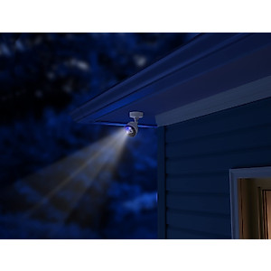 Lorex C884DA Indoor/Outdoor 4K Ultra HD Smart Deterrence CVI Wired Bullet Security Camera, Color Night Vision, Dual Warning LED Lights, Siren, Camera Only (M. ) (Renewed)