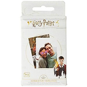 Lifeprint PH50 Harry Potter Magic Photo and Video Printer Sticky Backed Film – 40 Pack, White