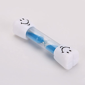 MagiDeal Kids Toothbrush Timer 2 Minute Smile Sand Timer for Brushing Children's Teeth (Blue)
