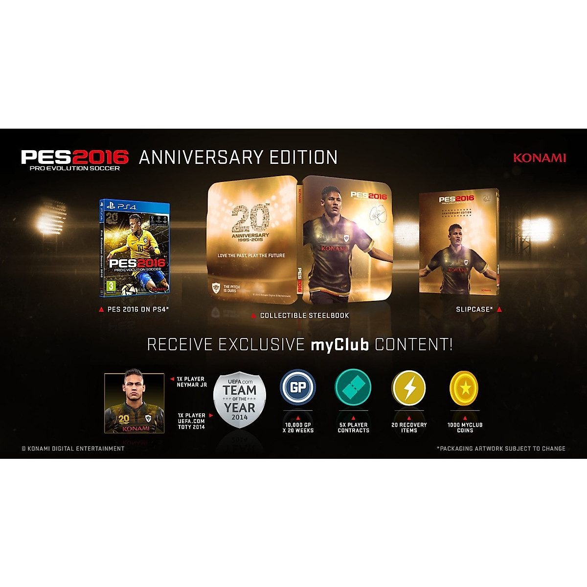 Pro Evolution Soccer 2016 20th Anniversary Edition (PS4)