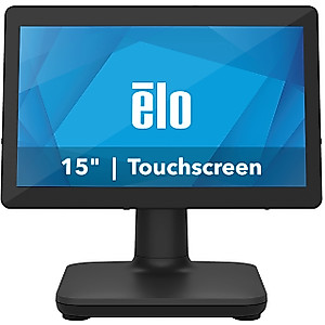 Elo EloPOS 15" Point of Sale System, 15-inch Touchscreen with i5, Win 10, 8GB RAM, 128GB SSD, and Stand with Connection Hub
