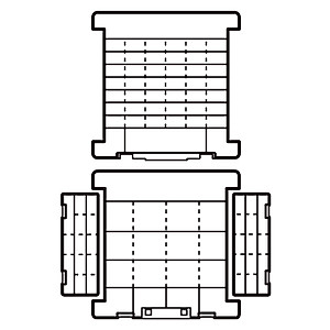 Flambeau Outdoors 9030 Super Max Satchel, Portable Fishing & Tackle Storage with Zerust Anti-Corrosion Technology, Black/Clear 17.25x16.75x5-Inch