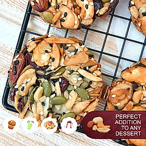 Raw Deluxe Unsalted Mixed Nuts- Premium Quality Kosher Mixed Nuts Snack by We Got Nuts- Natural Rich Flavor Cashews, Walnuts, Almonds, Pecans, Macadamia Nuts & More- Packed in A Resealable Bag- 3 lbs