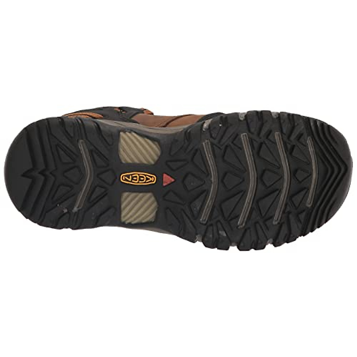 KEEN Men's Ridge Flex Low Height Waterproof Hiking Boots, Bison/Golden Brown, 13 Wide