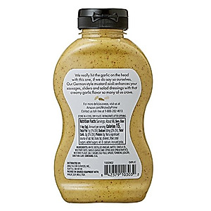 Amazon Brand - Wickedly Prime Mustard, Creamy Garlic Aioli, 11.75 Ounce