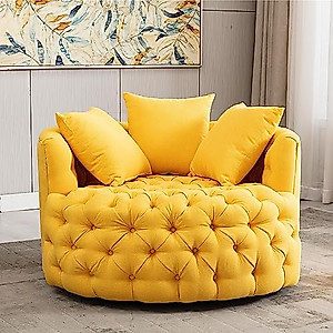 FANYE Oversized Power Lift Recliner Chair for Elderly W/Massage and Heat, 42.9", Yellow