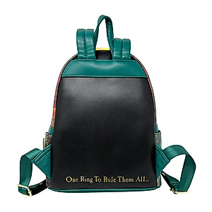 Loungefly Lord of the Rings LOTR Movie Collage Womens Double Strap Shoulder Bag Purse