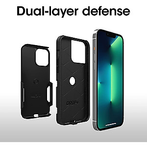 OtterBox Commuter Series Case for iPhone 13 Pro Max & iPhone 12 Pro Max (Only) - Non-Retail Packaging - (Black)
