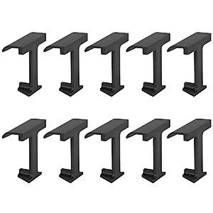 Nikou 10Pcs Solar Panel Drainage Clips Roof Solar Panel Frame Cleaning Clips Photovoltaic Panel Water Guide & Mud Clamp Auto Remove Stagnant Water