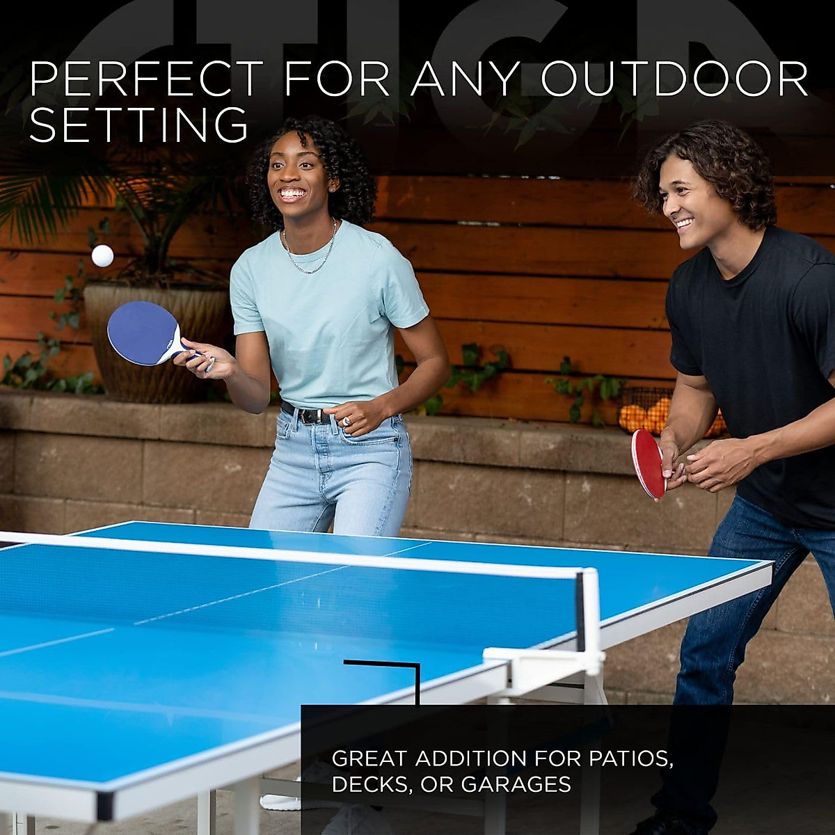 STIGA XTR Professional Outdoor Table Tennis Tables – All Weather Aluminum Waterproof Outdoor or Indoor Design with Net & Post - 10 Minute Easy Assembly Ping Pong Table with Compact Storage