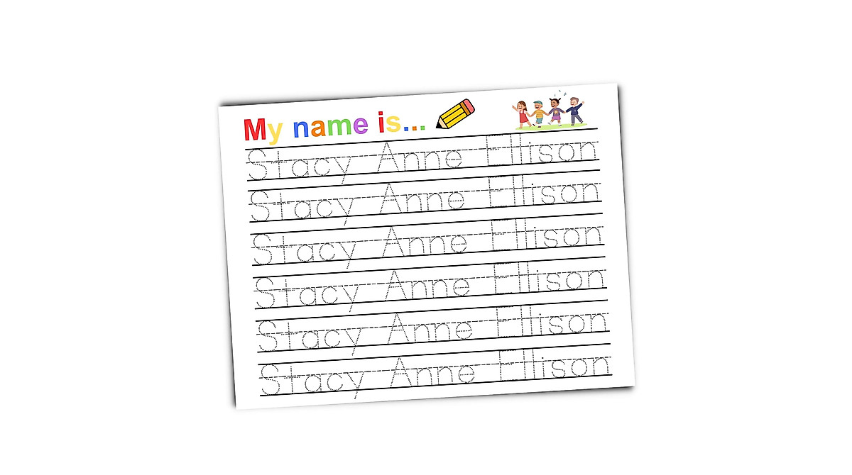 Personalized Name Tracing Worksheets for Handwriting Practice