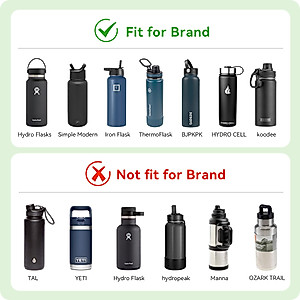 Prurex Straw Lid for Hydro Flask 12 16 18 20 32 64 oz Wide Mouth Bottle, Replacement Lid with Straw for Hydroflask,Thermoflas,Iron Flask,Takeya,simple modern
