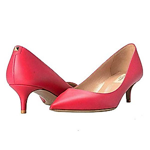 Valentino Women's Rockstud Fuchsia Kitten Heels Pumps Shoes US 8 IT 39