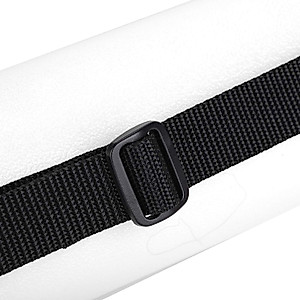 Poster Tube, Drawing Storage Tube, with Strap PE Moisture-Proof Waterproof for Posters Maps Artworks Documents(White)