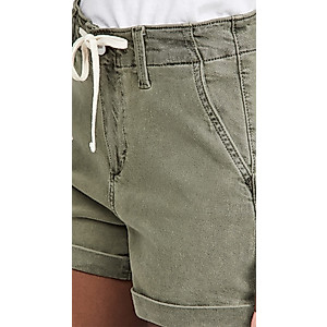 PAIGE Women's Christy Shorts, Vintage Ivy Green, 26