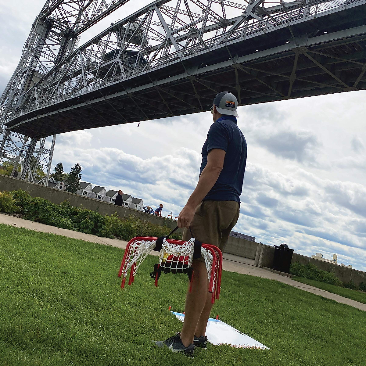 Sauce Toss: The Premium Hockey Sauce Pass Game for Playing, Passing, Training, Trick Shots and More - Tailgate Friendly and Portable Hockey Game, Supreme