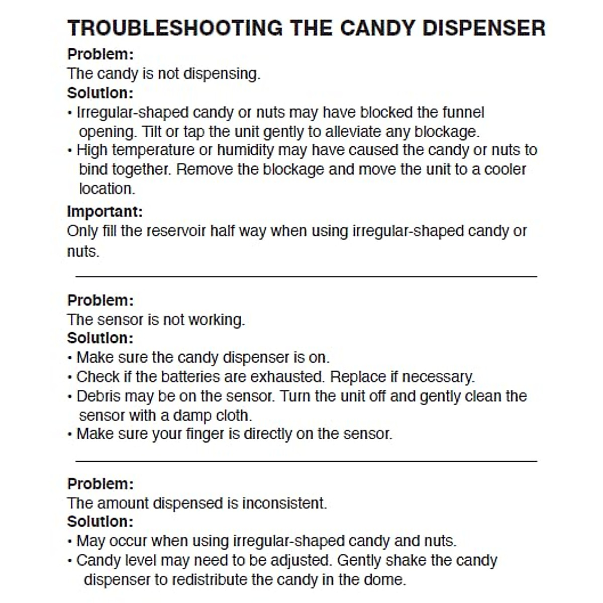 SHARPER IMAGE Mini Automatic Touch-Activated Candy Machine & Snack Dispenser