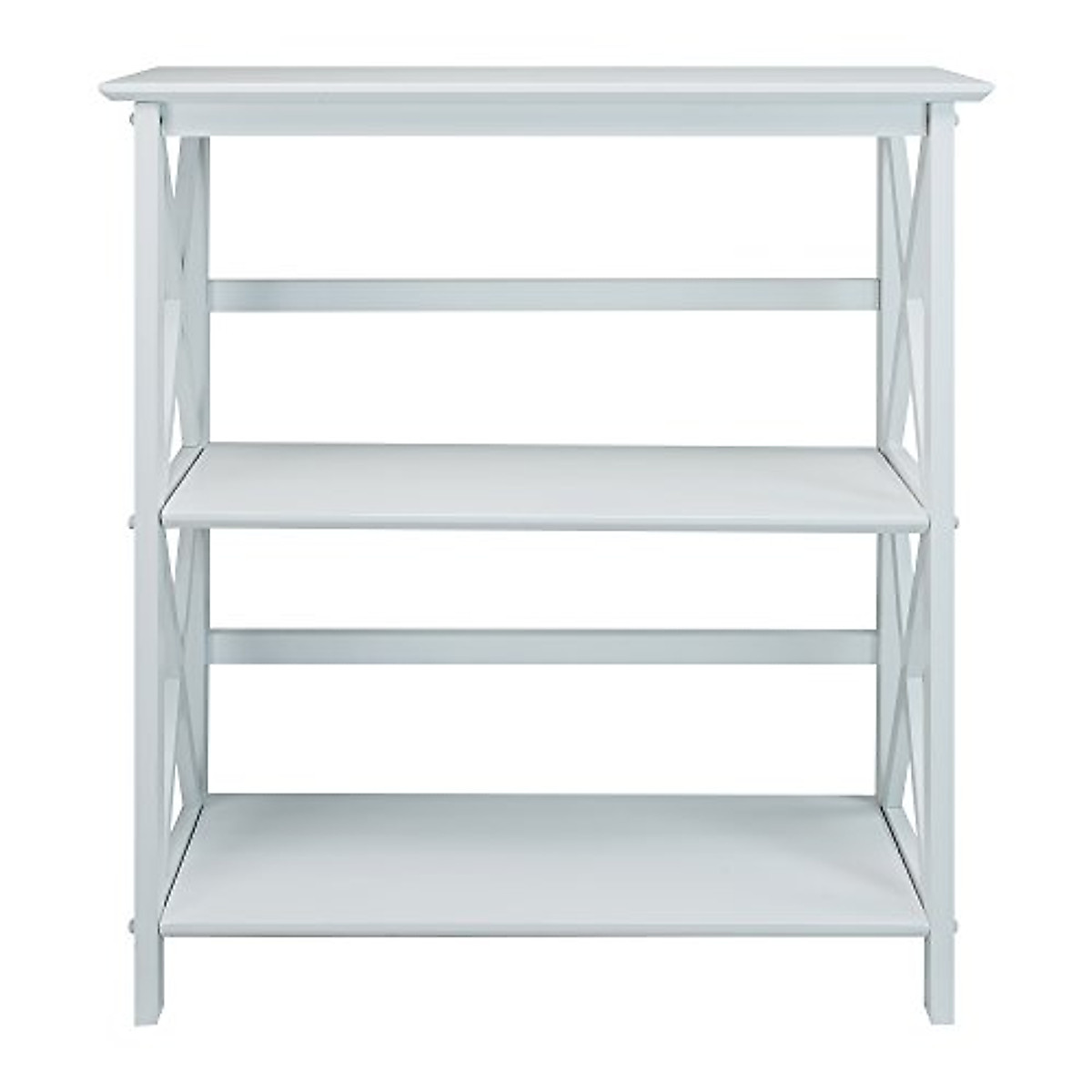 Casual Home 3-Shelf Montego Bookcase, White