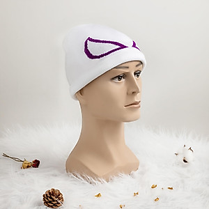 gothapy Y2K Beanies Spider Miles Gwen Peter Beanie Gothic Acrylic Knitted Hat Casual Streetwear Outdoor Beanies for Women Men (White)