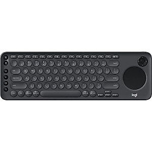 Logitech K600 TV - TV Keyboard with Integrated Touchpad and D-Pad Compatible with Smart TV - Graphite Black