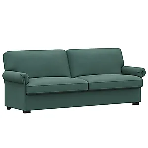 FOTOSOK 71” Sofa, Comfy Sofa Couch with Deep Seats, Loveseat Sofa, Modern Sofa couches for Living Room, Bedroom, Apartment, Green