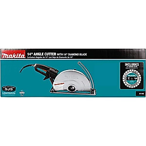 Makita 4114X 14" SJS™ Electric Angle Cutter, with 14" Diamond Blade