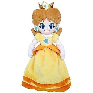 Little Buddy Super Mario All Star Collection 1419 Daisy Stuffed Plush, 9.5"