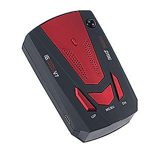 JINYI Car Radar Detector, Laser Radar Detectors, 360° GPS Speed Police Safe 16 Band Voice Alert,1080P HD Auto Focus Webcam with Microphone (RED)