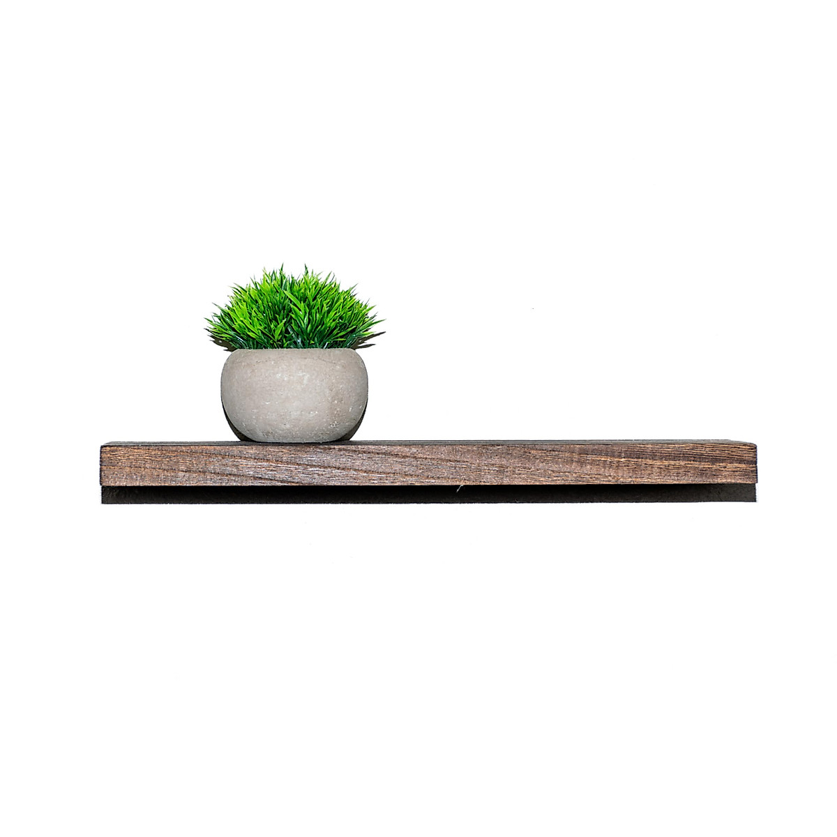 DAISY'S FINDINGS Floating Shelves for Wall | 1 Rustic Wood Shelf for Wall | Floating Shelves for Bathroom, Floating Wall Shelves for Living Room, Bedroom, Kitchen, Office