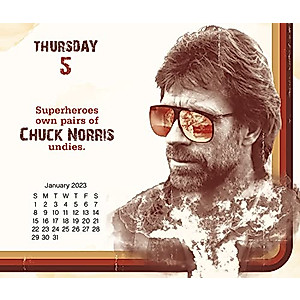 2023 Chuck Norris Day-at-a-Time Box Calendar