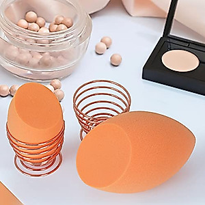 XL EXTRA LARGE Make Up Beauty Sponges Blender-Product contains: 1x Small(8cm) 1xExtra Large(11cm) and 2 Sponge Holder-for Face Body, Blush Cream, Liquid Foundation Powder Application, Ivory