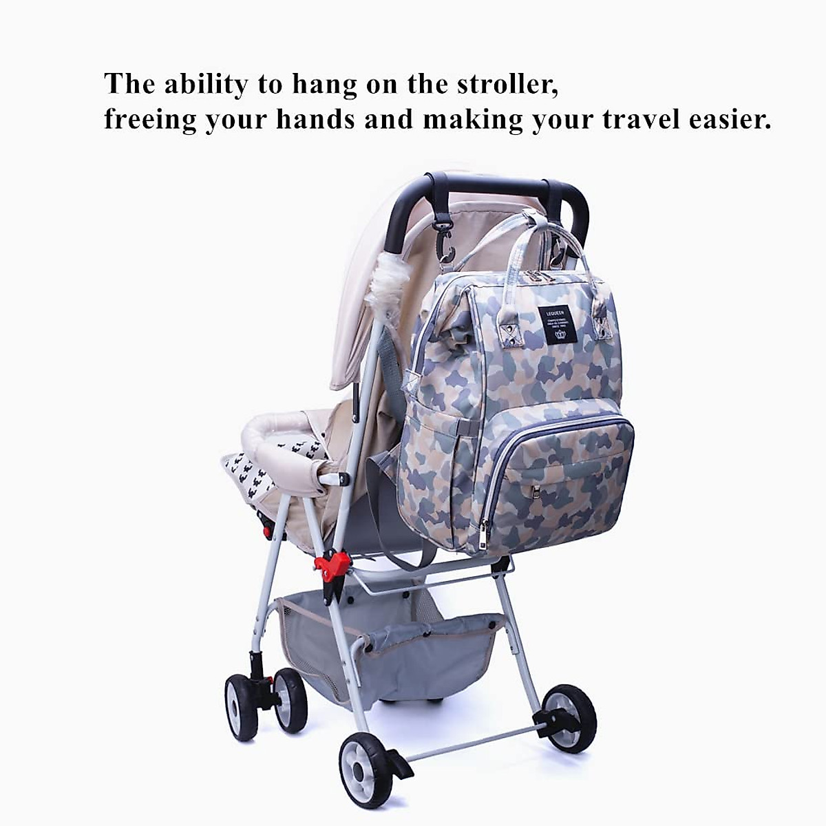 Armbq Camo Diaper Bag Backpack Multi-Function Diaper Bag for Baby Care Essentials Waterproof Travel Baby Bag for Mom Dad