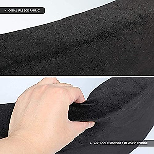 TRENDBOX Foam Ball Pit for Toddlers, 35 inch Soft Baby Ball Pit with Washable Velvet Cover (Balls not Included)-Black