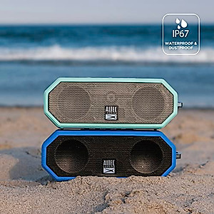 Altec Lansing LifeJacket H2O 4 - Waterproof Bluetooth Speaker, Durable & Portable Speaker with Voice Assistant, 10 Hour Battery Life & 100 Foot Range, Mint