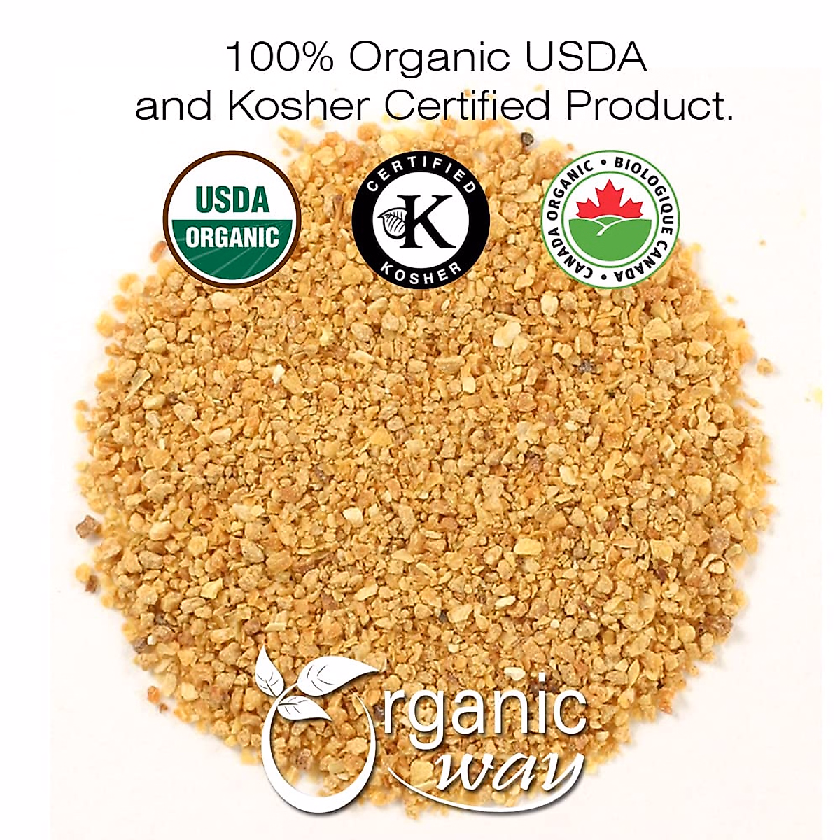 Organic Way Dried Orange Peel Powder (Citrus sinensis) - European Wild-Harvest | Organic & Kosher Certified | Vegan, Non GMO & Gluten Free | USDA Certified | Origin - Albania (1LBS / 16Oz)