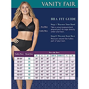 Vanity Fair womens Full Figure Beauty Back Smoothing Bra, Wirefree - Beige, 38D US