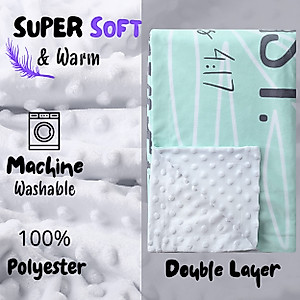 Mr. Pen- Baby Blanket with Bible Verse, 27 X 40 Inch, Unisex, Bible Quote Blanket, Plush Baby Blankets, Soft Baby Blankets, Newborn Blanket, Blanket Baby, Bible Verse Blanket