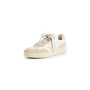 Veja Women's V-90 Sneakers, Extra White Pierre, 5 Medium US