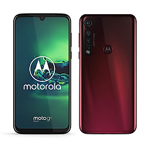 Motorola MOTO G8 Plus 64GB GSM Unlocked Android Smartphone w/ 6.3" LTPS IPS LCD Display - Crystal Pink (Renewed)