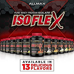ALLMAX Nutrition - ISOFLEX Whey Protein Powder, Whey Protein Isolate, 27g Protein, Orange Dreamsicle, 2 Pound