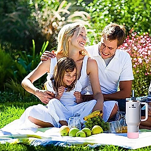 2Pcs Boot Sleeve for Stanley Cup 40 30 oz Quencher, Silicone Boot for Stanley IceFlow Flip 20oz 30oz Tumblers, Bottom Cover for Stanley Cup Accessories, Light Blue