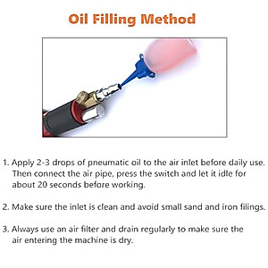 2 3-inch Mini Orbital Sander da sander Air Dual Action Sander Air Polisher Super Smooth and Swirl Freely for Auto Body Work (RED)