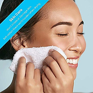 Zeppoli Wash Cloth Towels by Royal, 60-Pack, 100% Natural Cotton, 12 x 12, Soft and Absorbent, Machine Washable, White (60-Pack)