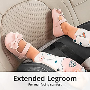 Chicco NextFit Max ClearTex Convertible Car Seat| Rear-Facing Seat for Infants 12-40 lbs. | Forward-Facing Toddler Car Seat 25-65 lbs. | Baby Travel Gear | Cove/Grey