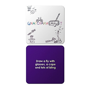 The Imagineering Company WatchamaDrawit Fast Action Drawing Game with Wildly Creative Challenges - A Family Board Game for Kids and Adults - Let The Family Game Night Fun Go Crazy