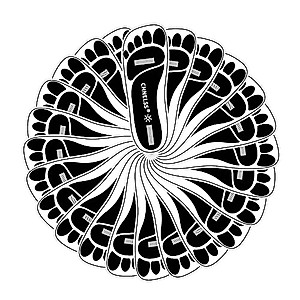 Black 120Pairs(240Feets) Disposable Spray Tan Feet Protector Pads for Sunless Airbrush Tanning