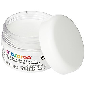 Snazaroo Face and Body Paint, Clown White, 50ml